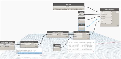 How To Export Coordinates To Excel Dynamo