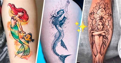 Ideas De Tatuajes De Sirenita 1600 Tatuaje De La Sirenita