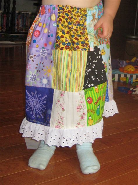Huggermugger Patchwork Skirt Tutorial
