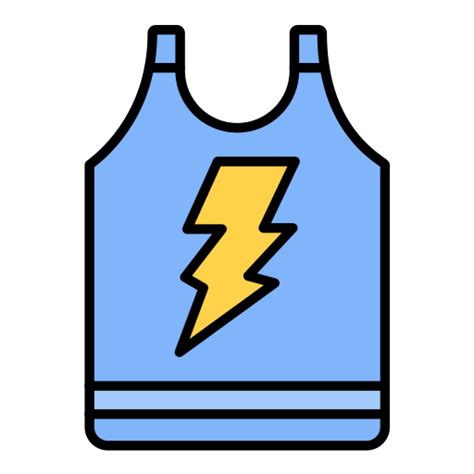 Sleeveless Shirt Generic Color Lineal Color Icon