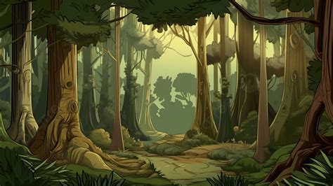 Trees Forest Tree Background Forest Green Plant Background Image And