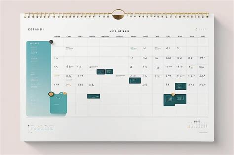 Sleek Remote Work Scheduler Premium Ai Generated Image