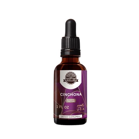 Earths Love Cinchona Alcohol Herbal Extract Tincture Super