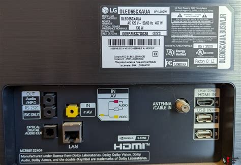 LG OLED65CXAUA 65 TV Photo 4402853 Canuck Audio Mart