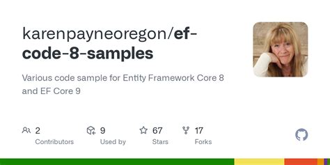 GitHub Karenpayneoregon Ef Code 8 Samples Various Code Sample For