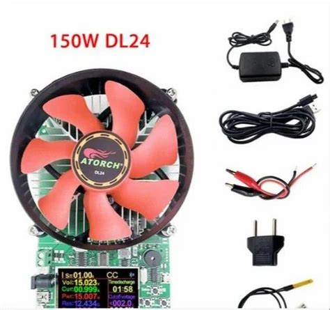 Electronic Battery Load Tester Discharge Power Meter Battery Capacity W DL P W DL
