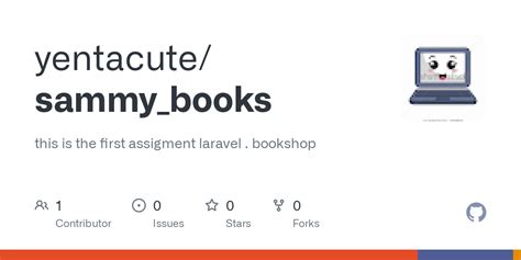 GitHub Yentacute Sammy Books This Is The First Assigment Laravel