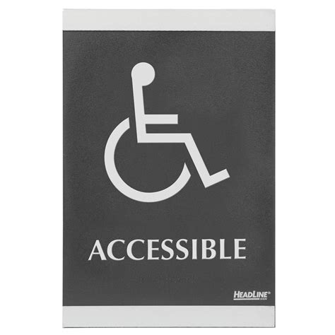 Unisex Ada Restroom Sign