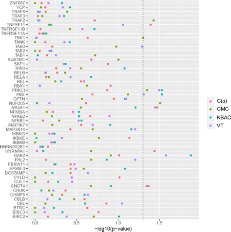 Results Of The Gene Based Association Tests For Rare Variants Maf