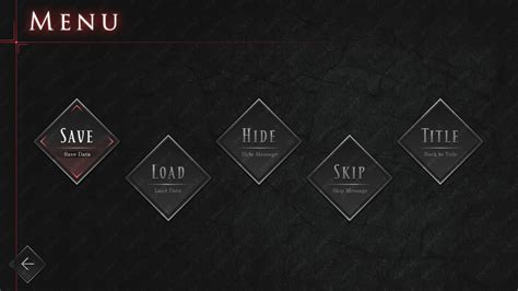 Tyrano Builder Visual Novel Gui Pack 2 Color Red [kopanda Ui] On Steam