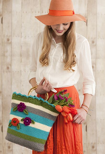 Ravelry Wildflower Bag Pattern By Katherine Eng