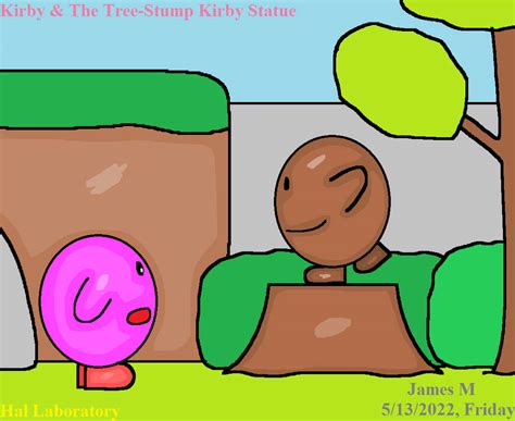 Kirby And The Tree Stump Kirby Statue By James M By Cvgwjames On