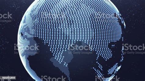 과학 기술에 대 한 푸른 지구 미래 컴퓨터 디지털 추상 배경 그림 0명에 대한 스톡 사진 및 기타 이미지 0명 3차원 형태 가상현실 Istock