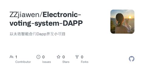 Github Zzjiawen Electronic Voting System Dapp Dapp