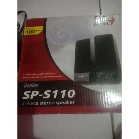 Jual Speaker Aktif Genius For Pc Laptop Shopee Indonesia