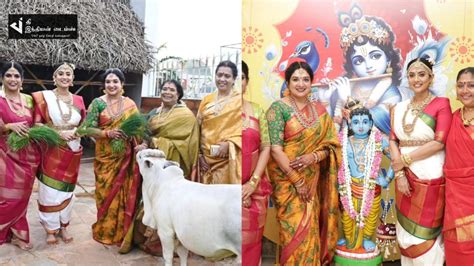 நடிகர் விஜயகுமார் மகள் அனிதா வீட்டு கிருஷ்ணர் ஜெயந்தி கொண்டாட்டம்