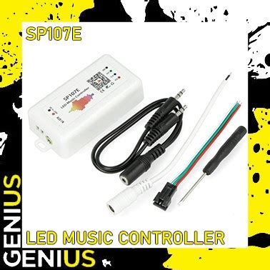 Jual SP107E LED Music Controler For LED Strip Addressable WS2812 WS2811