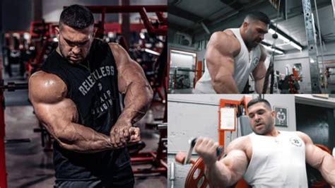 Bodybuilder Derek Lunsford Slays A Sleeve Busting Arms Workout In Prep