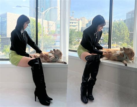 서정희 딸 서동주 초미니 스커트 입고 창가에 앉아…탄탄 꿀벅지 자랑 Pickcon