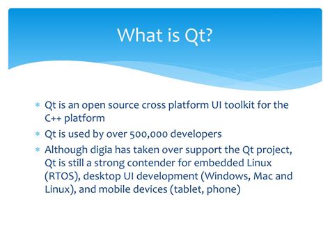 PPT Introduction To Qt PowerPoint Presentation Free Download ID