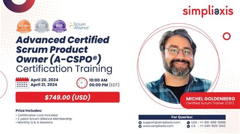 Simpliaxis On Linkedin Agile Scrum Productowner Certification A