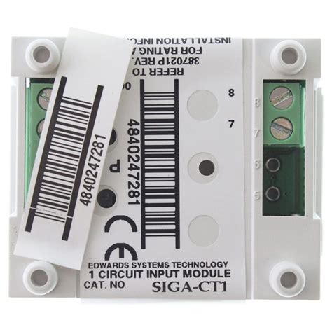 Edwards Est Siga Ct1 Single Input Module