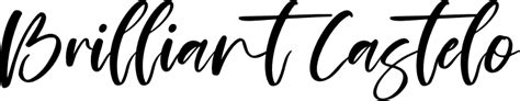 Brilliant Castelo Italic Font Fonts U