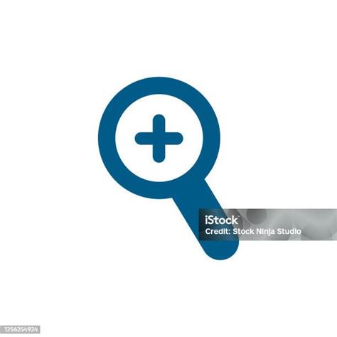 돋보기 플러스 흰색 배경에 파란색 아이콘 블루 플랫 스타일 벡터 일러스트레이션 0명에 대한 스톡 벡터 아트 및 기타 이미지 0명 검사 보기 검색 Istock
