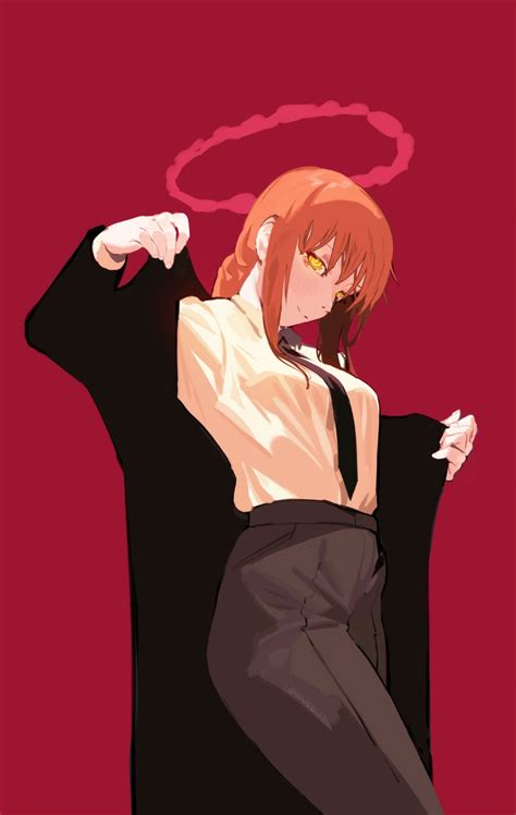 makima (chainsaw man) drawn by raneblu | Danbooru