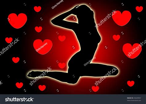 Silhouette Sexy Women Stock Illustration 45649957 Shutterstock