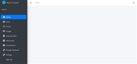 Server Dashboard Room Escape Creator Docs