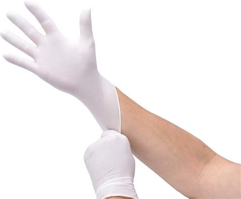 Wegwerp Handschoenen Nitril Handschoenen Poedervrij Blauw Maat