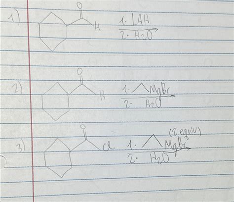 Solved Hello Please DRAW The Mechanisms For EACH Reaction Chegg Com