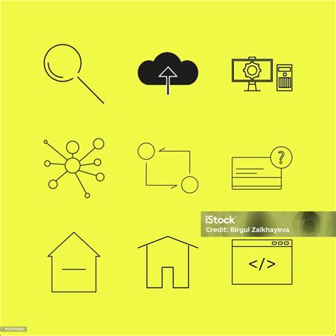 Web 線性圖示集簡單輪廓圖示向量圖形及更多信用卡圖片 信用卡 圖示 插圖 Istock