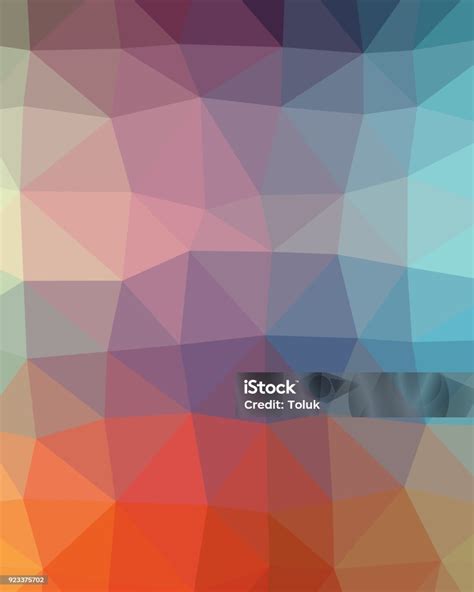 Latar Belakang Geometris Modern Segitiga Rendahpoli Abstrak Ilustrasi