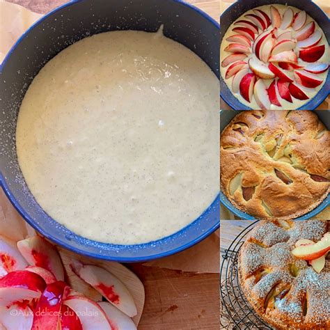 Gâteau aux pêches et mascarpone Aux délices du palais