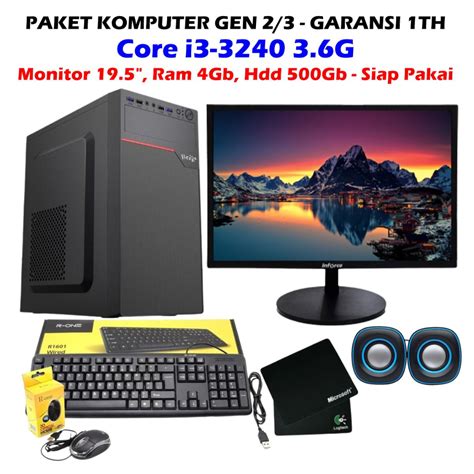 Jual Paket Komputer Baru Intel Core I3 2100 Core I3 2120 Core I3 3220