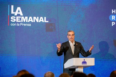 En Vivo Abinader Habla En La Semanal Con El Presidente Electo De