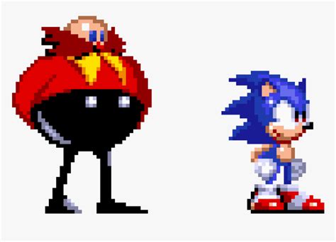 Eggman Pixel Art Grid