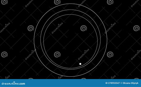 Modern Luminous Preloader White Circular Progress Loading Bar 3d