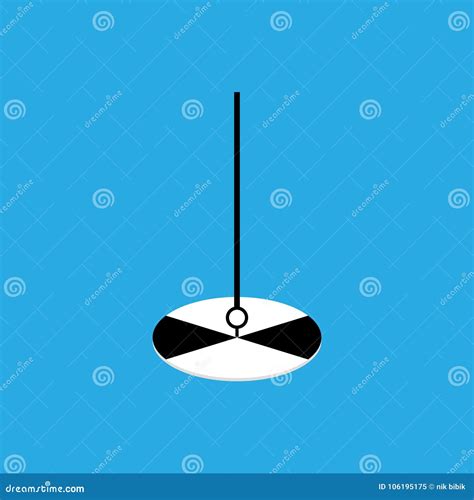 Secchi Disk Vector Illustration In Flat Style