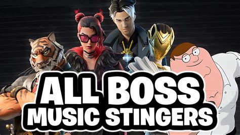 Fortnite Boss Music Stingers Oscar Nisha Montague Peter Griffin Valeria Chapter Season