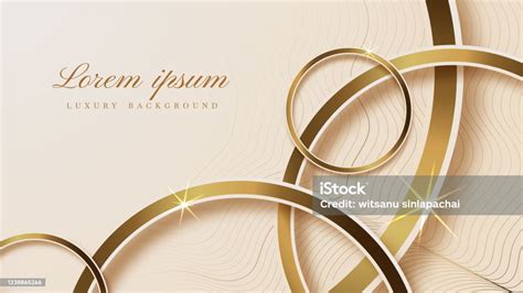 3d 추상 적 스타일의 금속 질감과 비싼 겨자 음영 고급 골드 배경 0명에 대한 스톡 벡터 아트 및 기타 이미지 0명 3차원 형태 개념 Istock