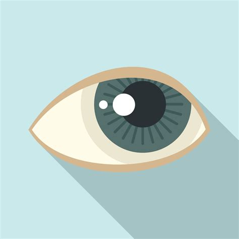 Vector Plano De Icono De Ojo De Pensamiento Vista Humana Vector En Vecteezy