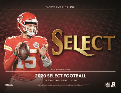 2020 Panini Select Nfl Football Cards