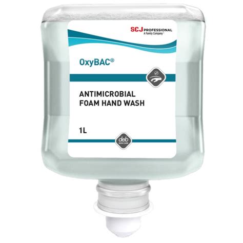 Oxybac Antibac Non Perfumed Foam Wash 1l Case Of 6 Debskincare