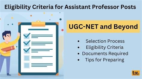 Eligibility Criteria For Assistant Professor Posts Ugc Net And Beyond Check All The Details