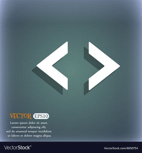 code sign icon programmer symbol on the blue green