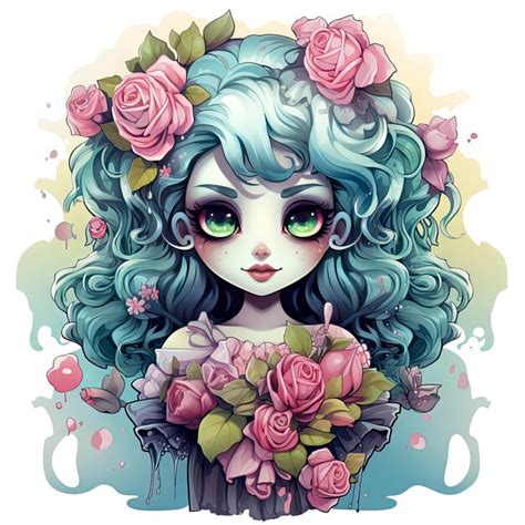 Premium Ai Image Cute Zombie In Scary Pose