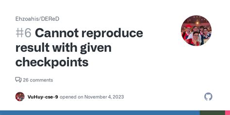 Cannot Reproduce Result With Given Checkpoints · Issue 6 · Ehzoahis